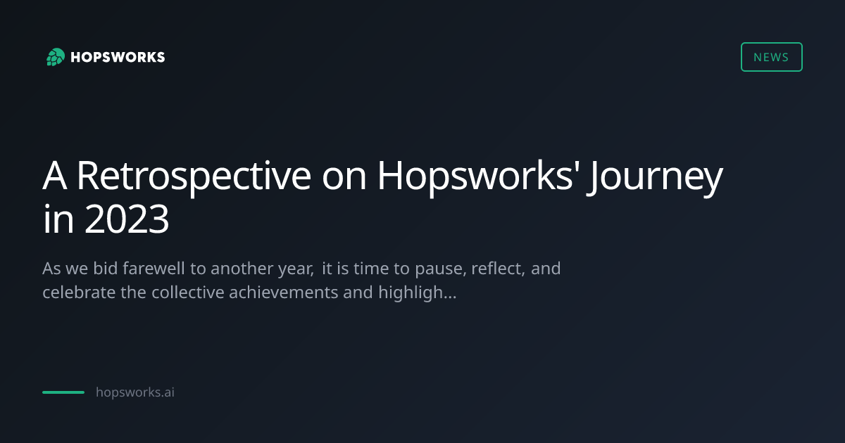 A Retrospective on Hopsworks' Journey in 2023 - News | Hopsworks