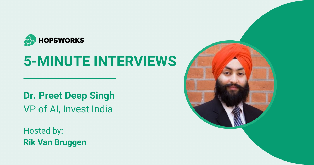 5-minute interview Dr. Preet Deep Singh | Hopsworks