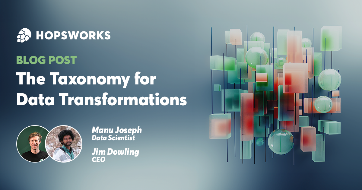 The Taxonomy for Data Transformations in AI Systems | Hopsworks